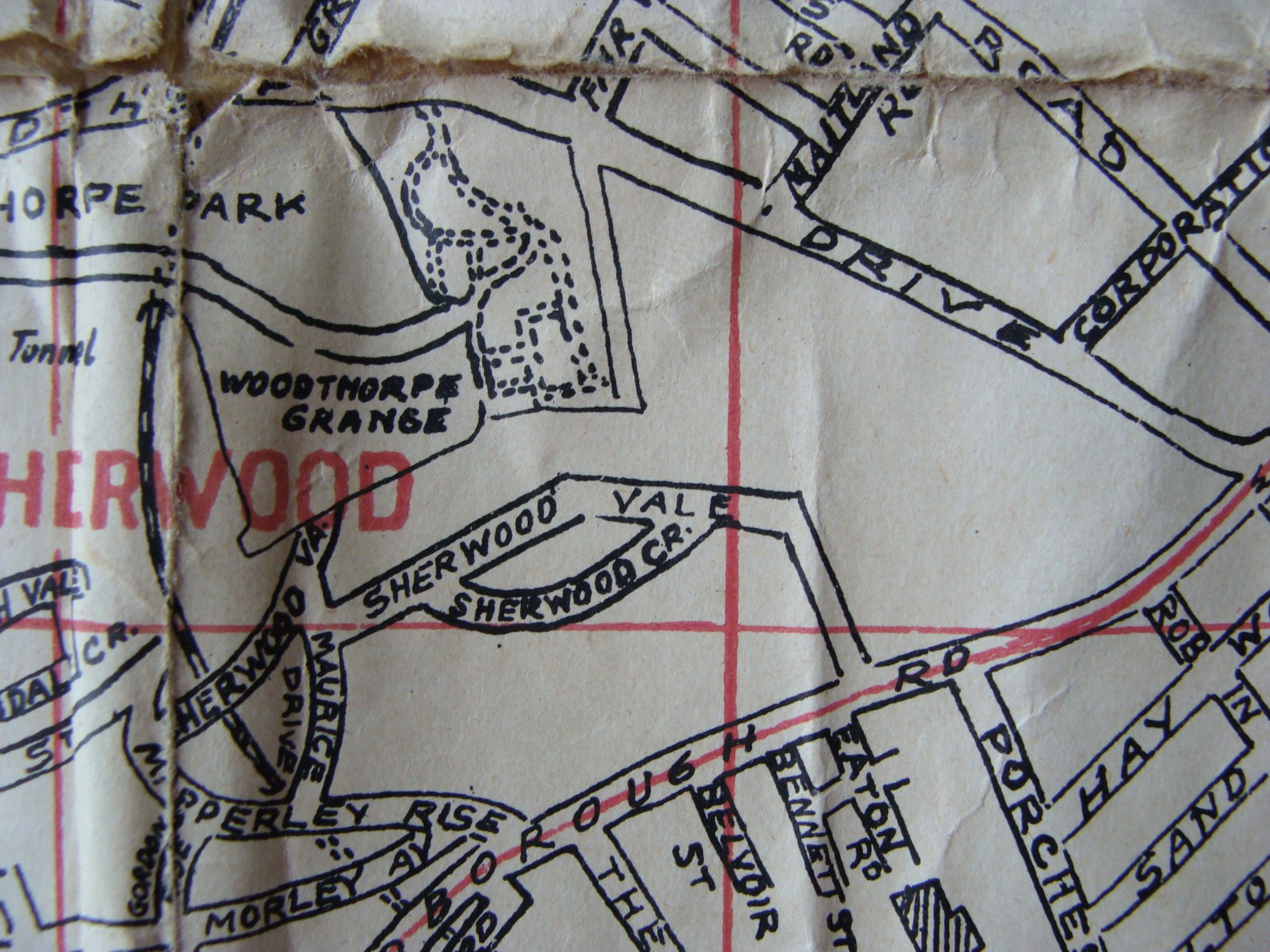 Historic-Map-Woodthorpe-Grange-1940s - Mapperley People